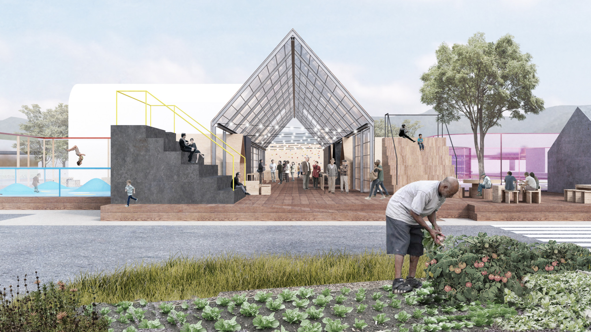 Roadside Station Kitago – 道の駅北郷 | Works | Mosaic Design Inc. (Tokyo)